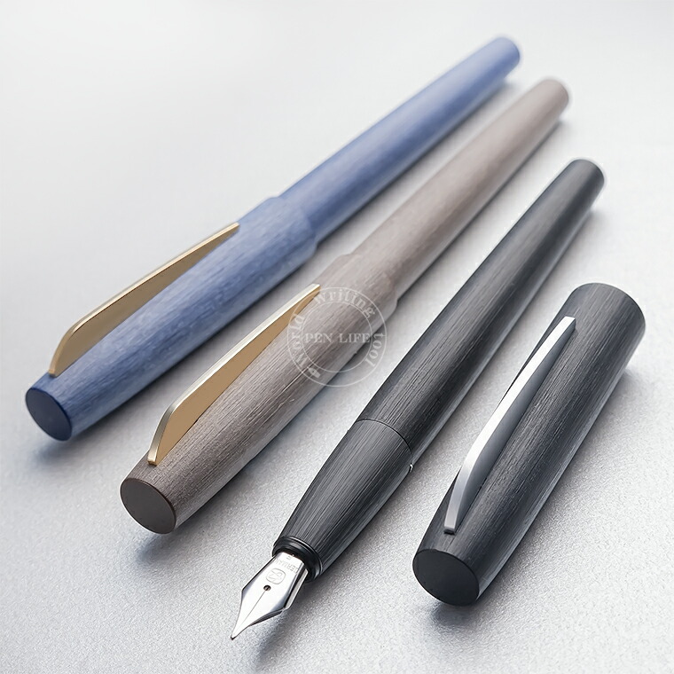 【楽天市場】【KC3】【KACO/カコ】EDGE/エッジ 万年筆 K1034 ブラック/ブラウン/ネイビー F(細字) / M(中字) 【即納 ...