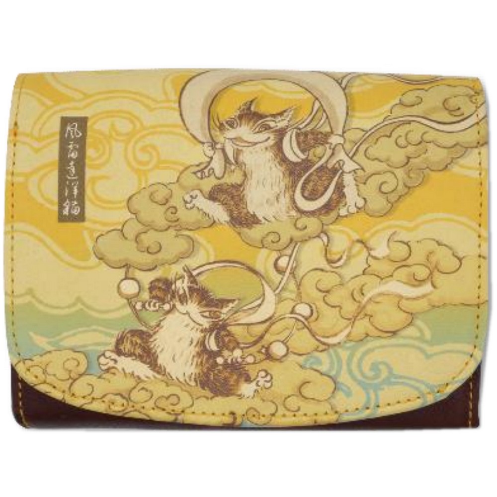 【楽天市場】わちふぃーるど 猫のダヤン 風神雷神二つ折り福財布 942752 【DPA限定品】：Pinokio