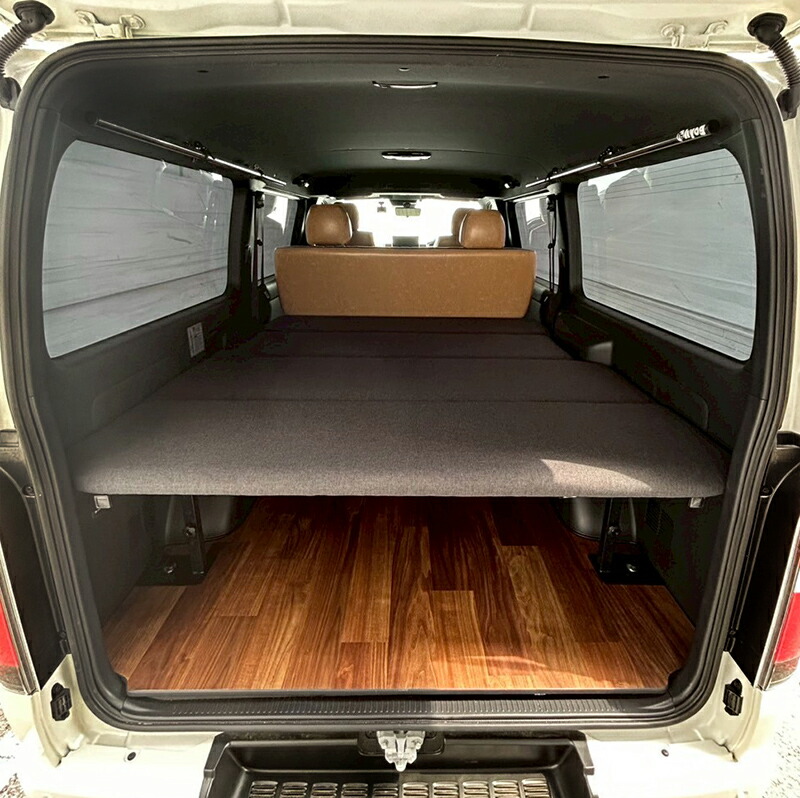 【楽天市場】ハイエース ベッドキット 荷室棚 標準S-GL用 ファブリックタイプ 高さ60cmまで5段階調節 1型～8型現行対応：hyog楽天市場店