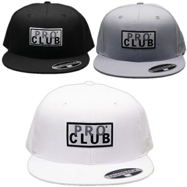 【楽天市場】【3色】PRO CLUB "SPECIAL LOGO SNAP BACK HAT プロクラブ ボックスロゴキャップOGスナップ ...
