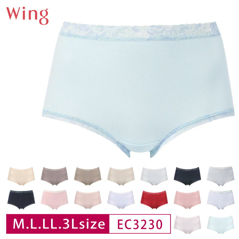 【楽天市場】18%OFF ワコール Wacoal ウイング Wing ノーマルショーツ はきこみ丈深め 深ばき (M・ L・LL・3Lサイズ) EC3230 3uY：アイラブランジェリー