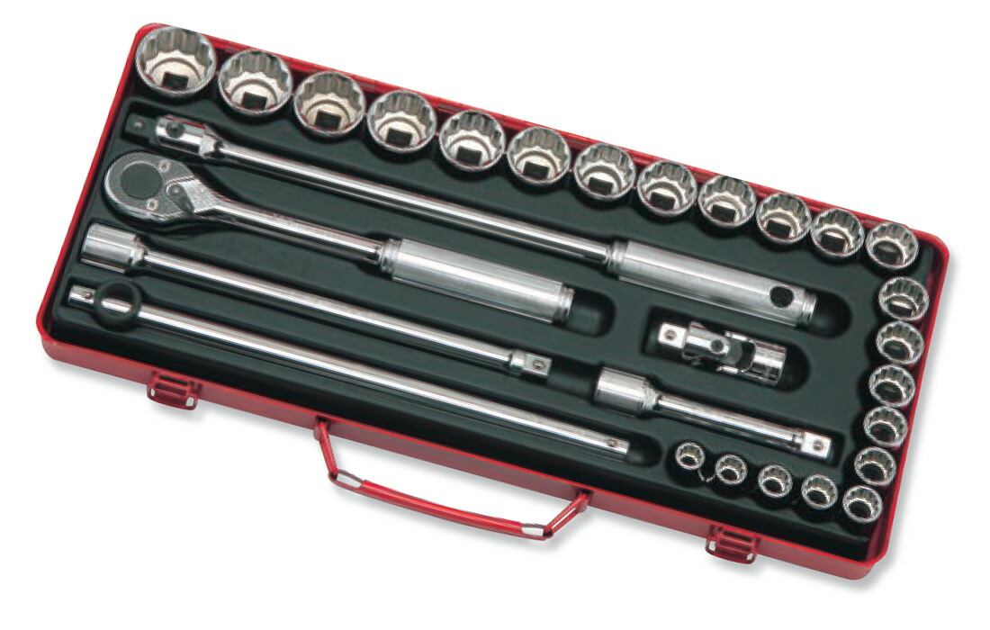 【楽天市場】Ko-ken 4241M 1/2"差込 ソケットセット 28ヶ組 【ステッカー付】 コーケン/山下工研：工具のお店i-TOOLS（アイツール）