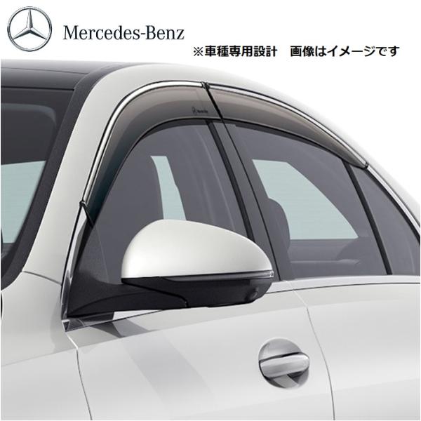 【楽天市場】正規純正品 ベンツ Eクラス W214 セダン用 サイドバイザー ドアバイザー 前後 左右 1台分 専用設計 バイザー ...