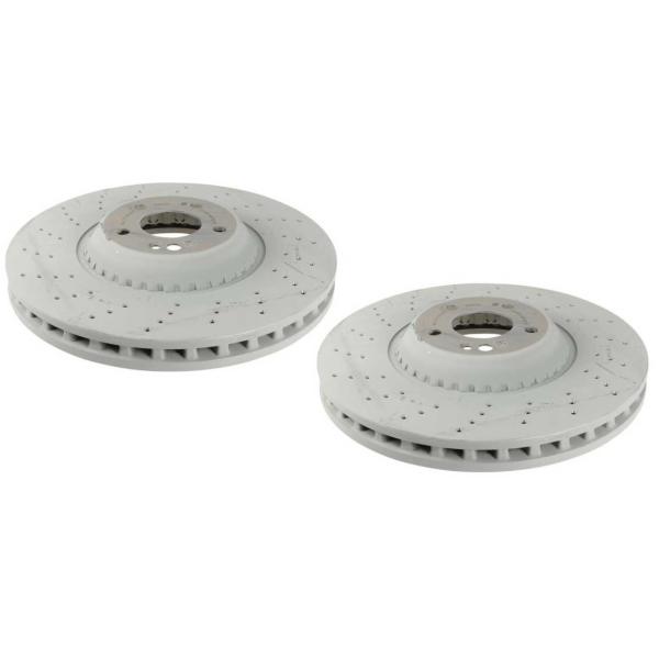 【楽天市場】正規純正品 ベンツ フロント ブレーキローター ディスクローター ローター 左右 2枚 SET W222 C217 S300 ...