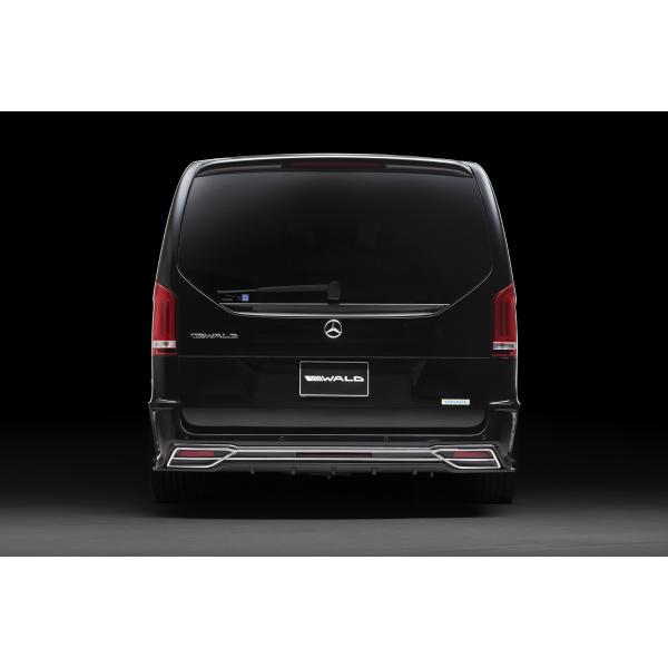 【楽天市場】【WALD Black-Bison】 Mercedes-Benz W447 Vクラス 2015y～ リアバンパー スポイラー ...