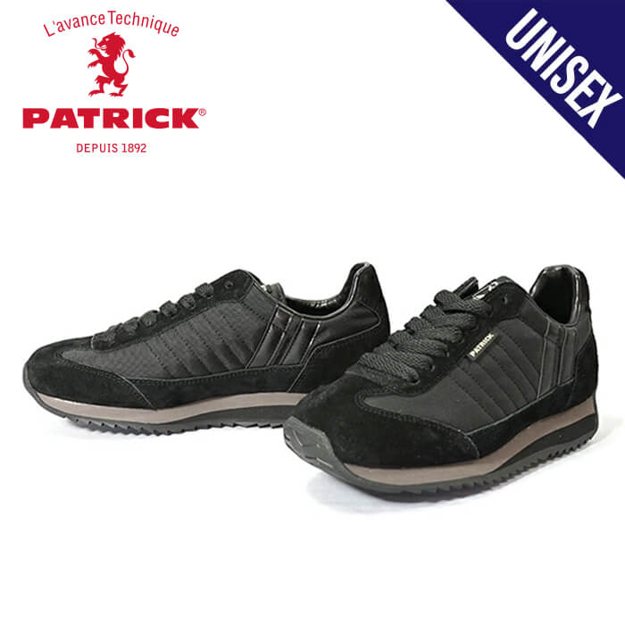 【楽天市場】【定番モデル】PATRICK パトリック MARATHON マラソン94601 SPACE ブラック 黒 レディース メンズ ユニセックス 日本製【国内正規品】：イバラキヤ