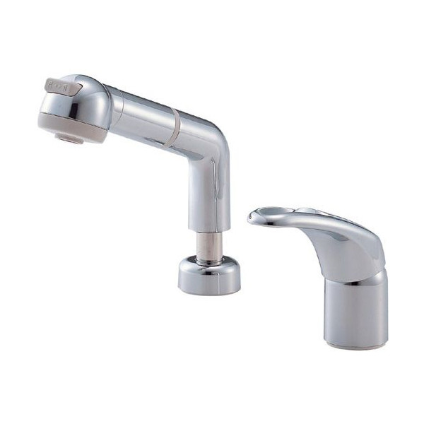 【楽天市場】三栄水栓 シングルスプレー混合栓 K3761JK-C：IBELL アイベル