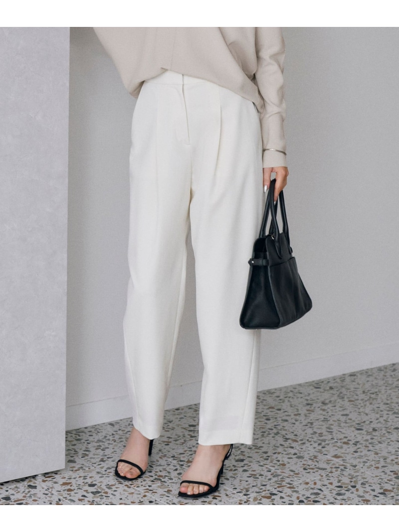 【楽天市場】【洗える】T/Wベネシャンストレッチ カーブパンツ ICB L アイシービー パンツ その他のパンツ ホワイト ブラック【送料無料】[Rakuten Fashion]：ICB