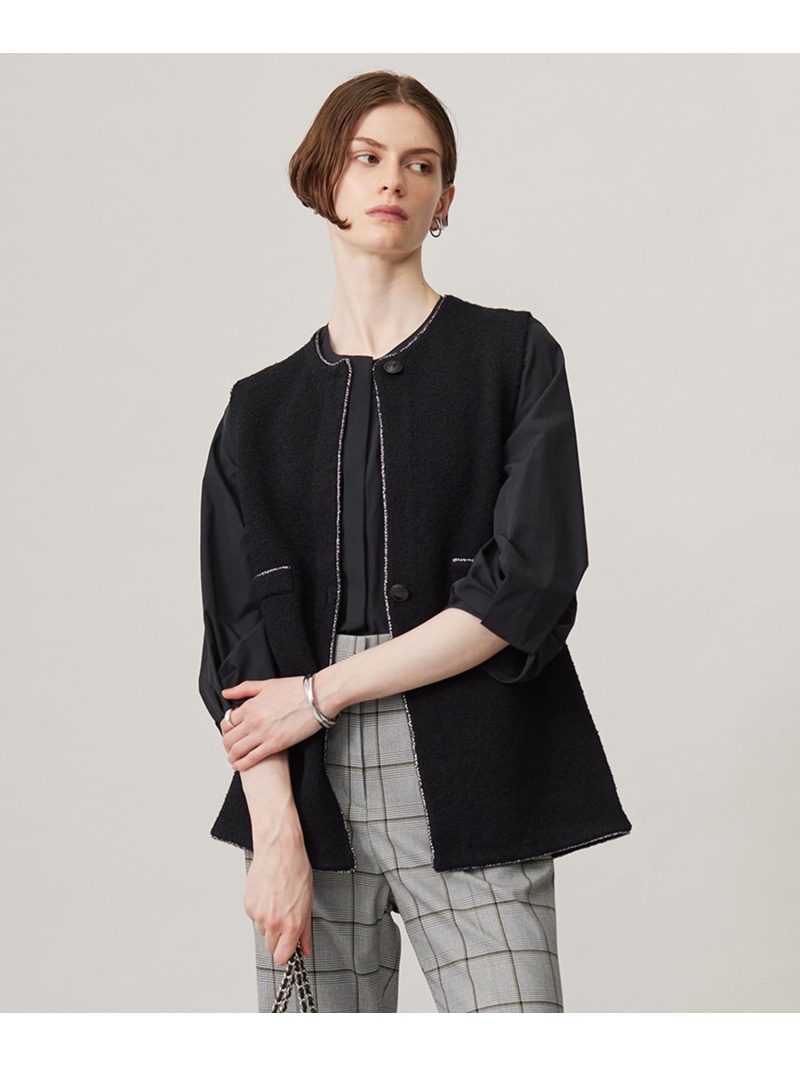 【楽天市場】ブークレジレ ICB L アイシービー トップス ベスト・ジレ ブラック【送料無料】[Rakuten Fashion]：ICB