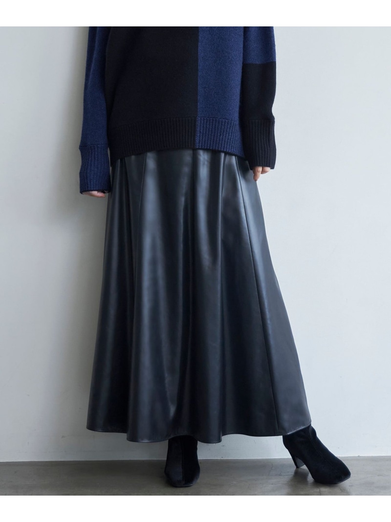 【楽天市場】【洗える】サテンワックスヴィンテージ フレアスカート ICB L アイシービー スカート ロング・マキシスカート ブラック【送料無料】[Rakuten Fashion]：ICB