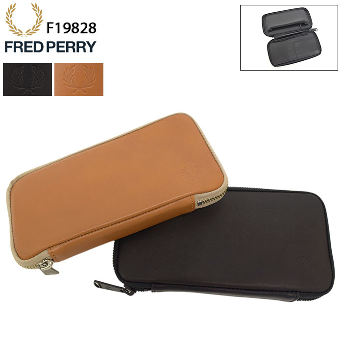 【楽天市場】フレッドペリー FRED PERRY 財布 メンズ ジップ アラウンド レザー パース ウォレット 日本企画 ...
