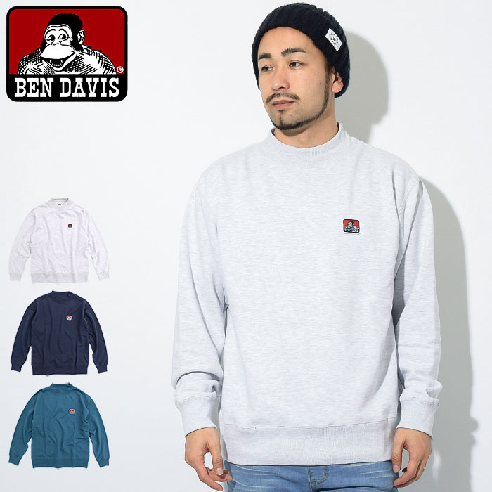 【楽天市場】ベンデイビス BEN DAVIS トレーナー メンズ モック ネック スウェット ( BENDAVIS C-8780043 ...