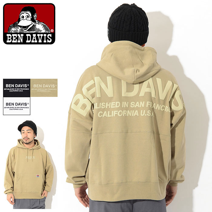 【楽天市場】ベンデイビス BEN DAVIS パーカー プルオーバー メンズ レターズ ビッグ ( BENDAVIS C-0380029 ...
