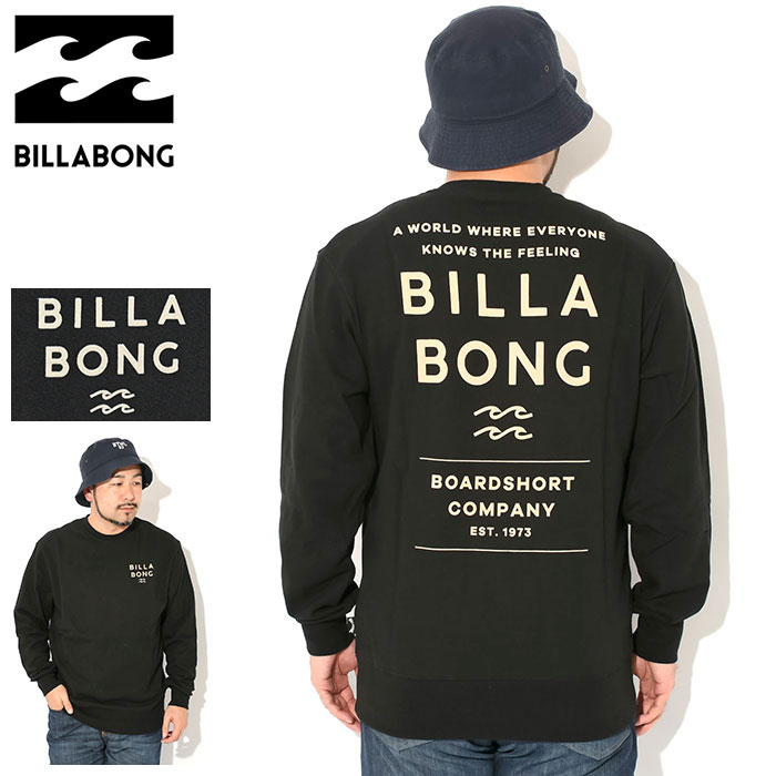 【楽天市場】ビラボン BILLABONG トレーナー メンズ デカフェ クルー スウェット ( BILLABONG Decaf Crew ...