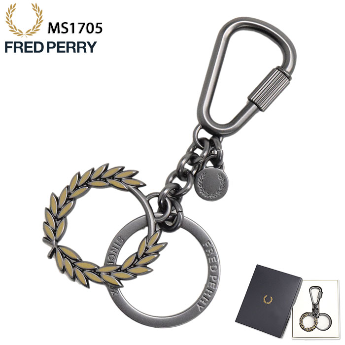 【楽天市場】フレッドペリー FRED PERRY キーホルダー ローレル リース キーリング ( FREDPERRY MS1705 ...