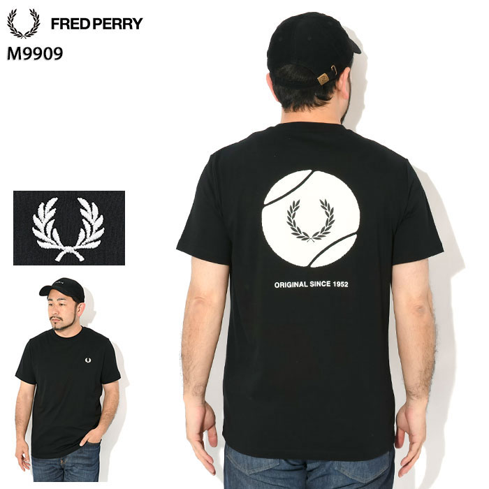 【楽天市場】フレッドペリー FRED PERRY Tシャツ 半袖 メンズ テニス グラフィック ( FREDPERRY M9909 Tennis Graphic S/S Tee ティーシャツ ...