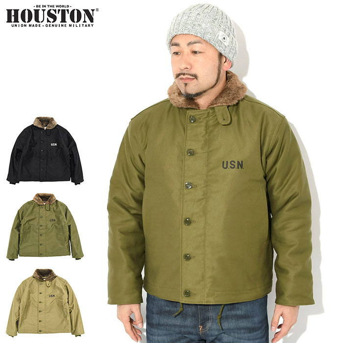 【楽天市場】【ポイント10倍】ヒューストン HOUSTON ジャケット メンズ N-1 デッキ レギュラー ( HOUSTON N-1 ...