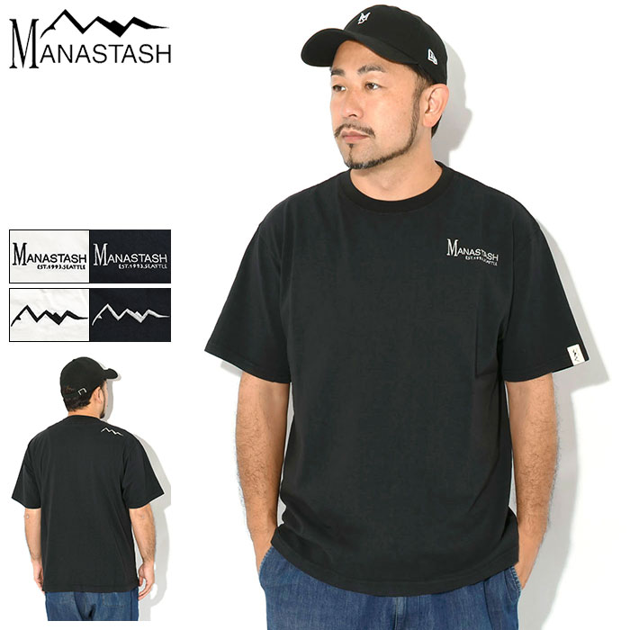 【楽天市場】マナスタッシュ MANASTASH Tシャツ 半袖 メンズ MANA EMB ロゴ ( MANASTASH MANA EMB ...