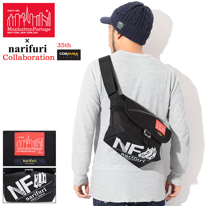 【楽天市場】【ポイント10倍】マンハッタンポーテージ Manhattan Portage メッセンジャーバッグ ナリフリ カジュアル スモール コラボ(Manhattan Portage× ...