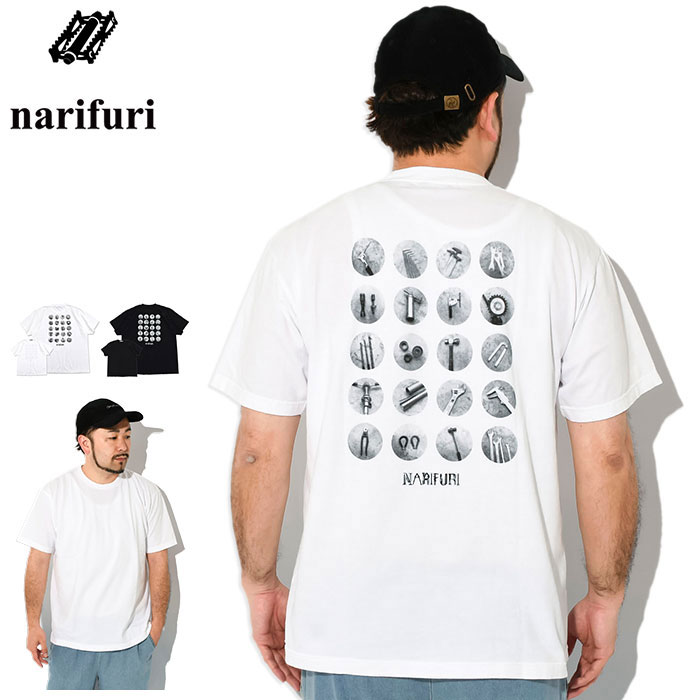 【楽天市場】ナリフリ narifuri Tシャツ 半袖 メンズ バイシクル ツール フォト ( narifuri Bicycle Tool ...