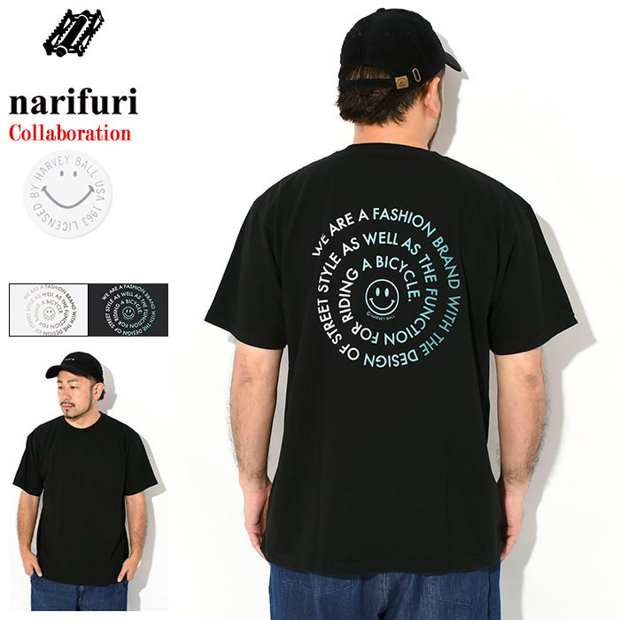 【楽天市場】ナリフリ narifuri Tシャツ 半袖 メンズ スマイル ベーシック プリント コラボ ( narifuri×SMILE ...