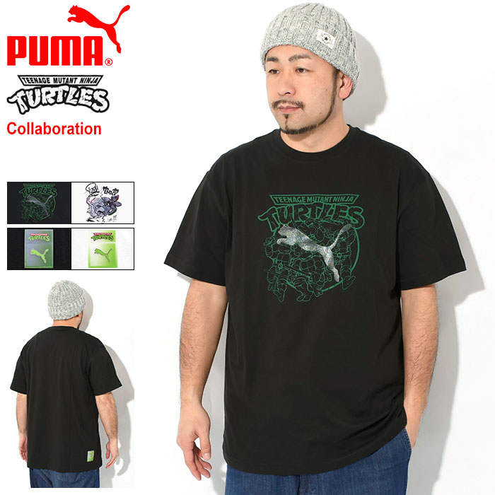 【楽天市場】プーマ PUMA Tシャツ 半袖 メンズ TMNT リラックス グラフィック コラボ ( PUMA×TMNT Relaxed ...