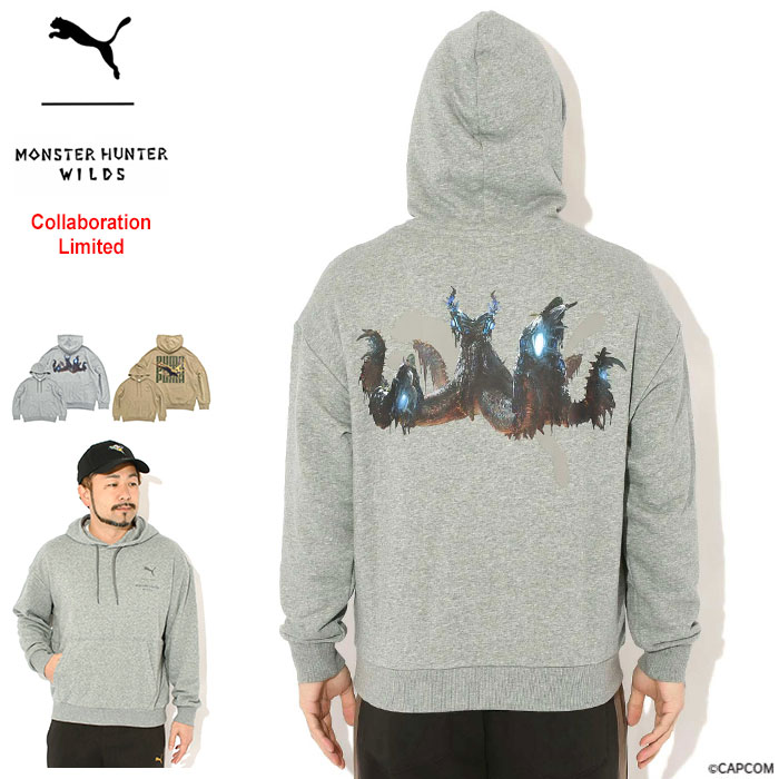【楽天市場】プーマ PUMA パーカー プルオーバー メンズ モンスターハンターワイルズ バック プリント コラボ ( PUMA× ...