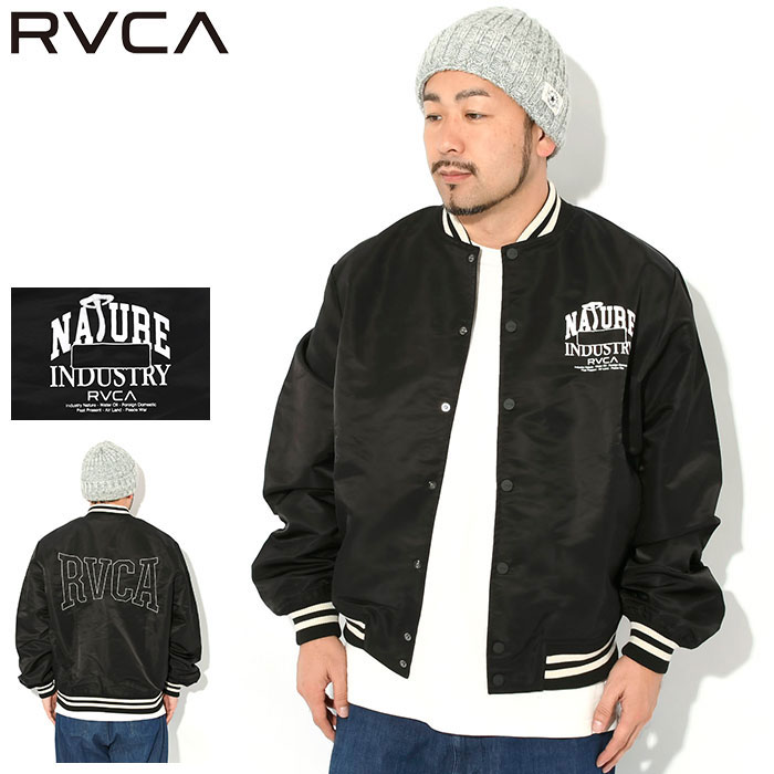 【楽天市場】ルーカ RVCA ジャケット メンズ バランス ( RVCA Balance JKT スタジアムジャケット スタジャン ...