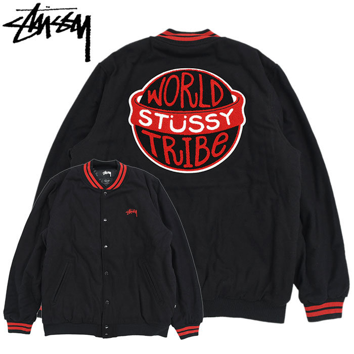 【楽天市場】【デッドストック】ステューシー STUSSY ジャケット メンズ Wool Varsity ( stussy jkt スタジアム ...