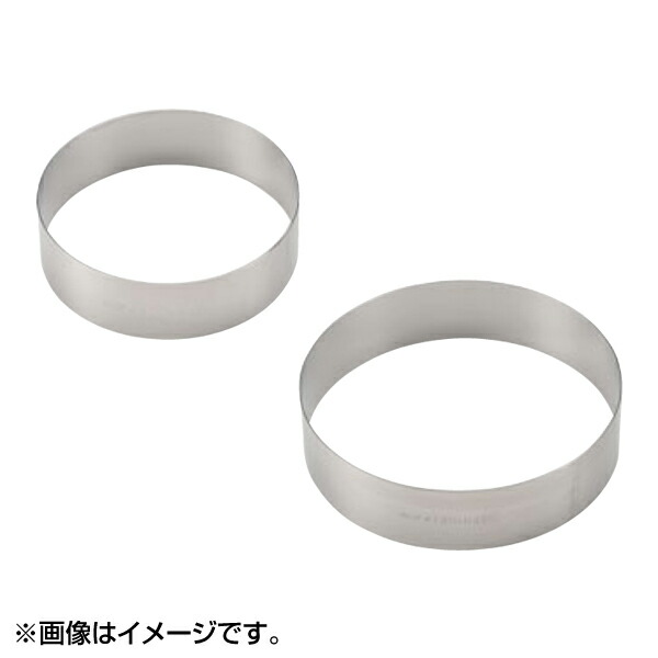 【楽天市場】EBM 18-8 アルゴン溶接 丸型 ケーキリング H30mm 8474100：RideOne（ライドワン）