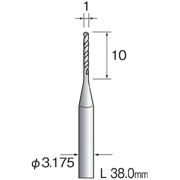 【楽天市場】ミニター KA2108 （#B5688）超硬ツイストドリル 1.0 （1コ） KA2108：イチネンネット プラス