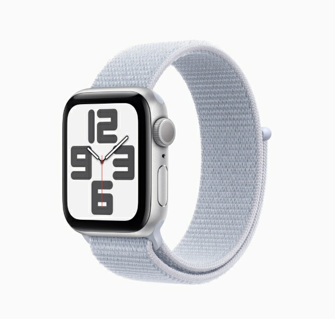 【楽天市場】「新品」Apple Watch SE 第2世代 GPSモデル 40mm MXEE3J/A [シルバー・ブルークラウドスポーツループ ...