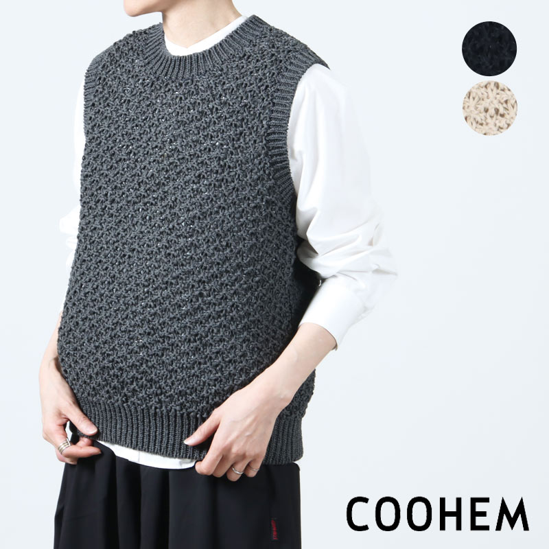 【楽天市場】【30% OFF】 COOHEM コーヘン GIMA MESH KNIT V/T ギマメッシュニットベスト：ICORA（イコラ）