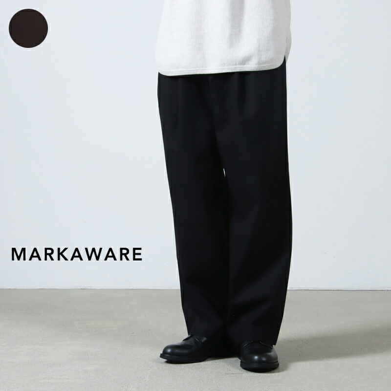 【楽天市場】MARKAWARE マーカウェア DOUBLE PLEATED EASY TROUSERS ダブル プリ—テッド イージートラウザーズ：ICORA（イコラ）