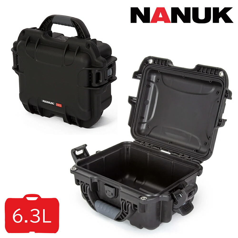 【楽天市場】タカチ電機工業 防水キャリングケース NK905B 内装無し NANUK CASE(ナヌークケース) ブラック 黒色 他メーカー同梱不可 防水ケース ハードケース 耐衝撃ケース ...