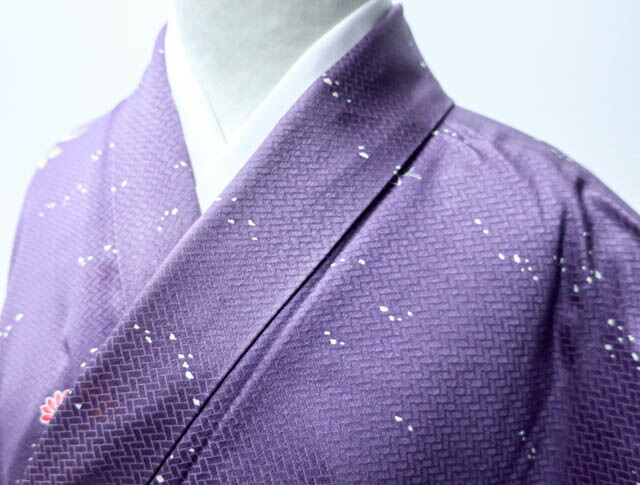 【楽天市場】ポイント5倍＆最大50%OFFセール！【IDnet】【着物】 小紋 古典花散らし文様 身丈約155.5cm 裄丈約62cm 23Z-3270【リサイクル】：アイディーネット