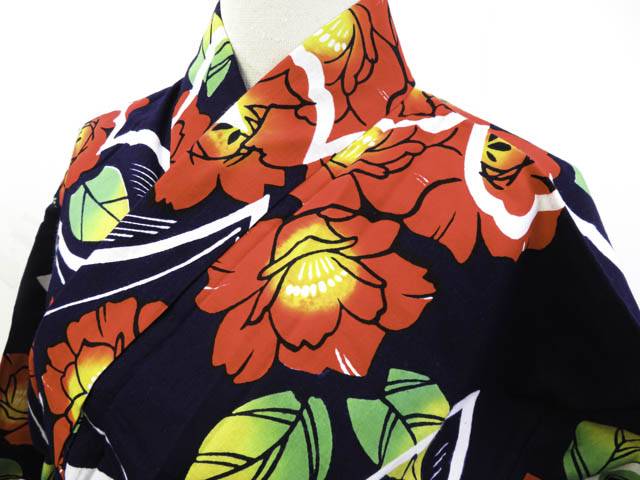 【楽天市場】☆最大76％OFF☆【IDnet】 浴衣 仕立て上がり コーマ地 花模様 しつけ付【リサイクル】【着】：アイディーネット