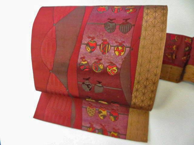 【楽天市場】\楽天スーパーセール☆最大70％OFF／【IDnet】 九寸名古屋帯 抽象柄【リサイクル】【中古】【着】：アイディーネット