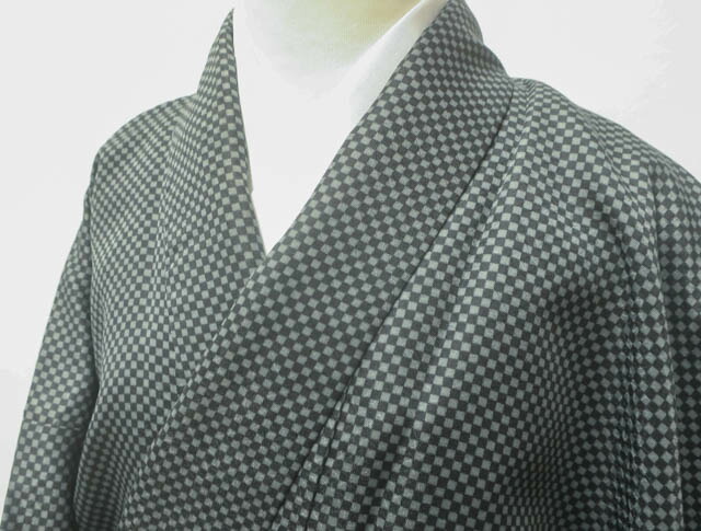 【楽天市場】☆最大80％OFF秋祭りセール☆【IDnet】【着物】小紋 洗える着物 市松文 Lサイズ hiromichi nakano 身丈約165.5cm 裄丈約67.5cm 24Z ...