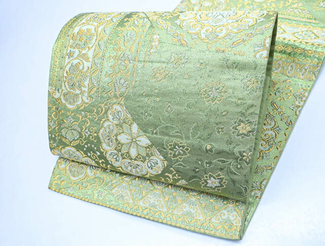 【楽天市場】最大70%OFF大特価セール【IDnet】【着物】 袋帯 華文様 向かい鳥文様 金糸 24B-899【リサイクル】：アイディーネット