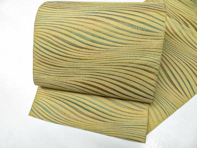 【楽天市場】【IDnet】【着物】八寸名古屋帯 幾何学文 松葉仕立て 24B-1557【リサイクル】：アイディーネット