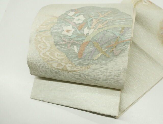 【楽天市場】【IDnet】【着物】 袋帯 夏物 夏 お太鼓柄 花植物文様 さが美 24B-1372【リサイクル】：アイディーネット