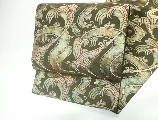 【楽天市場】【IDnet】【着物】 袋帯 抽象柄 金糸 24b-1620【リサイクル】【中古】：アイディーネット