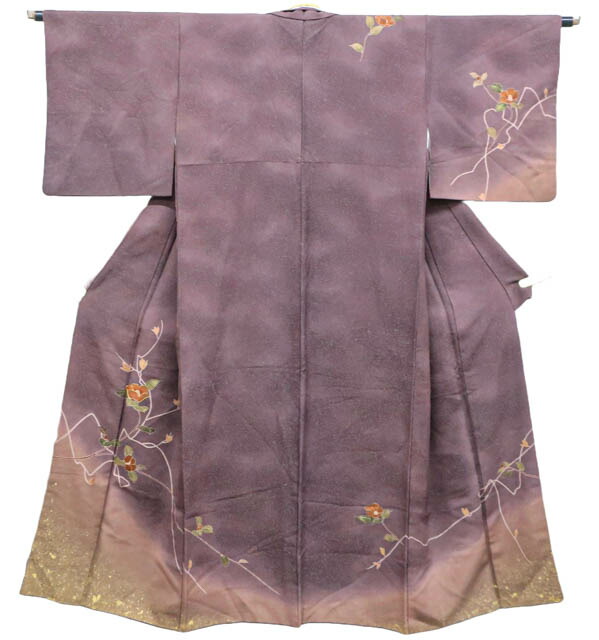 【楽天市場】最大80％OFF【IDnet】【着物】訪問着 金駒刺繍 椿文 身丈約153cm 裄丈約63.5cm 24z-2881[仕立て上がり 和服 アウトレット リサイクル着物 入学式 卒業 ...