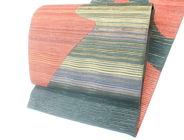 【楽天市場】【IDnet】【着物】 袋帯 お太鼓柄 曲線文様 金糸 24b-1708【リサイクル】：アイディーネット