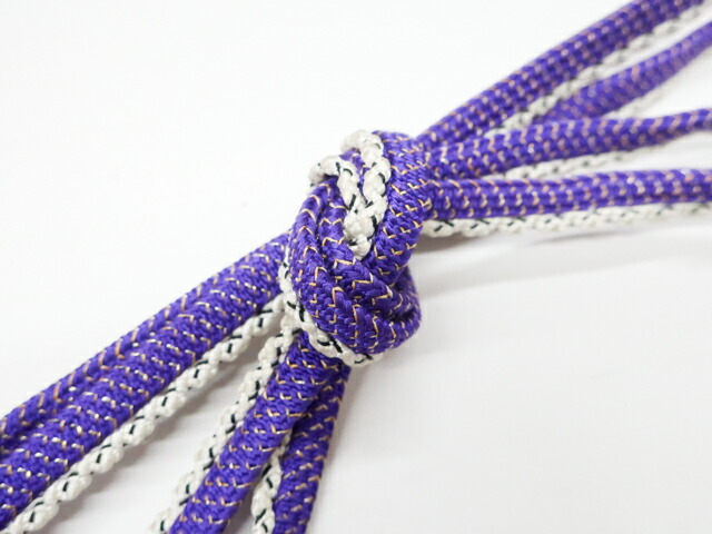 【楽天市場】【IDnet】【着物】 和装小物 帯締め 帯締 平組 変わり組 金糸 24w-8957【リサイクル】：アイディーネット