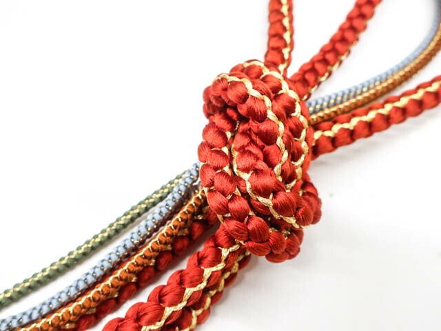 【楽天市場】【中古】 リサイクル着物 和装小物 帯締め 帯締 丸組 金糸 24w-9296【リサイクル】IDnet：アイディーネット