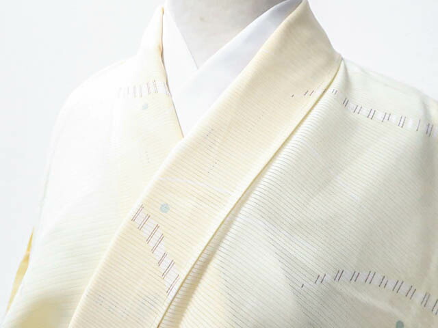 【楽天市場】スーパーセール最大80%OFF!【中古】 リサイクル着物 小紋 夏物 絽 夏 幾何学文 身丈約167cm 裄丈約67.5cm 25z05-2339[リサイクル着物 着付け教室 お茶 ...