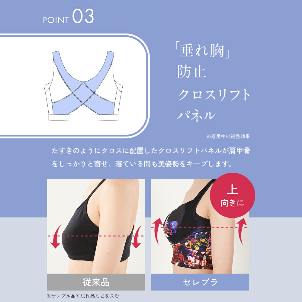 【10％OFFクーポン配布中】\シリーズ累計200万枚突破／「CelleBra セレブラ」DR METHOD ドクターメソッド 公式 医学発想 女医開発 ナイトブラ 花柄デザイン バスト補整 ...