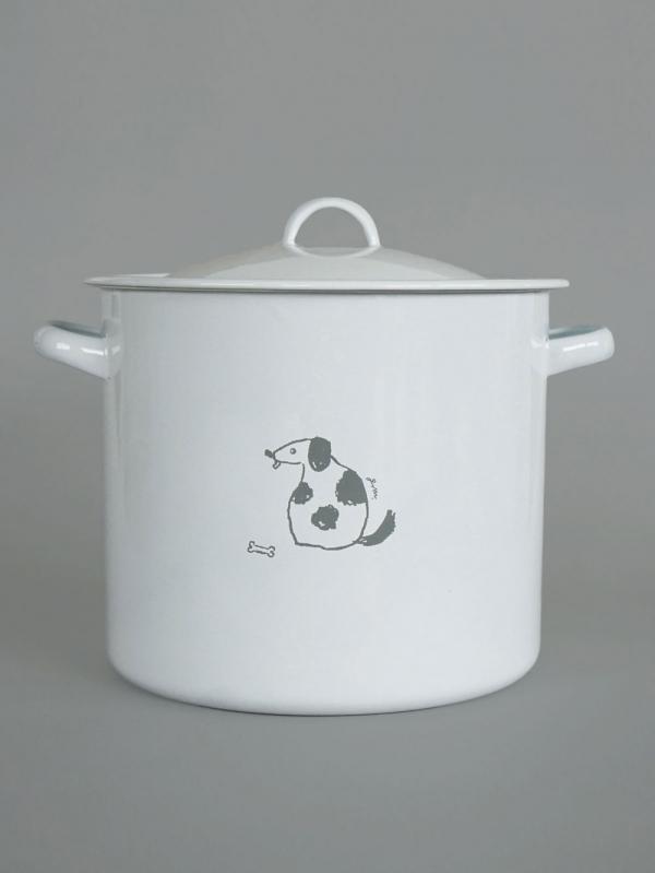 【楽天市場】DOG ポット L2116 ホーロー おしゃれ 北欧 アンティーク かわいい：家クラフト